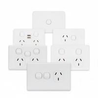 China Custom Logo Brand Australian Standard 250V 16A 4 Gang Electrical Wall Switch for sale