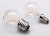 China G45 4 Watt Filament LED Light Bulbs E27 3300K Glass Lower Power Consumption for sale
