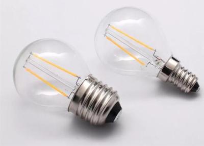 China G45 4 Watt Filament LED Light Bulbs E27 3300K Glass Lower Power Consumption for sale