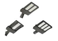 China AC100-277V IP66 100W LED Shoebox Light 3500K For Train Station Square Lighting for sale