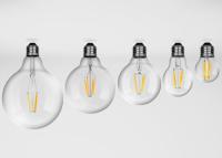 China A55 A60 A65 A70 Energy Saving Globe LED Filament Bulb FC35 For Shop And Restaurant for sale