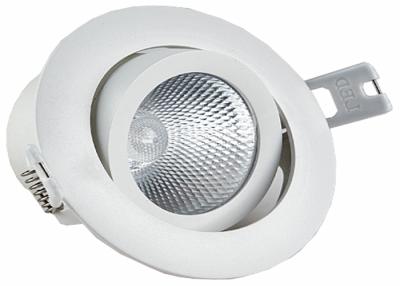 China Shopping Mall Round Led Downlight SMD2835 Flat Adjustable AC220 - 240V Input Voltage for sale