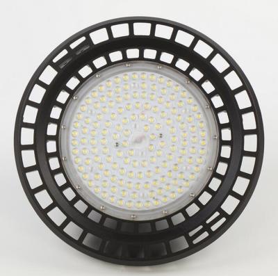 China 150W UFO LED High Bay Light Black Housing Material Aluminium AC 85 - 265V For Square for sale