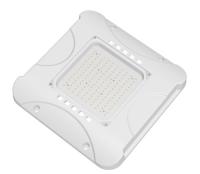 China Low Bay Wet Location Led Surface Mount Canopy Lights 120 - 277v For Gas Station for sale
