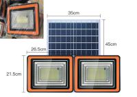 China Remote Control PVC Solar 100lm/W Led Exterior Floodlight for sale