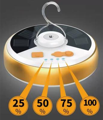 China 160W Rechargeable UFO Bulb Solar Lamp for Indoor Use White Light for sale