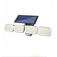 China Solar Wall Light with Motion Sensor for Yard Garden with 4 Adjust angle Heads for sale