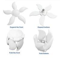 China High Bright Constant Current Garage Lamp Low Power LED Foldable Leave Light for sale