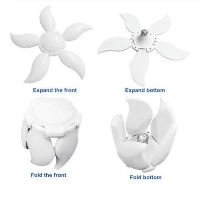 China High Bright Constant Current Garage Lamp Low Power LED Foldable Leave Light for sale