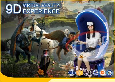 China 5D Movies+12PCS Update Orange Luxury Seat Amusement Park 9D VR Simulator With 360 Degree Rotating Platform for sale