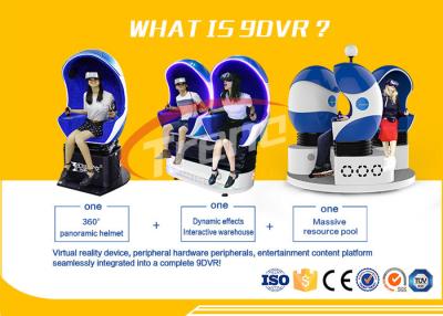 China Full Motion Virtual Reality Theme Park With Comfort Egg Cabin CE Approval for sale