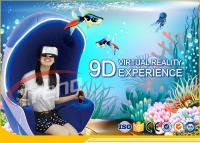 China Multi Players Interactive 9D Virtual Reality Cinema With LED Touch Screen Single Seat for sale