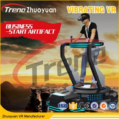 China Double Interactive 9D Virtual Reality Simulator With 360 Rotating Platform for sale