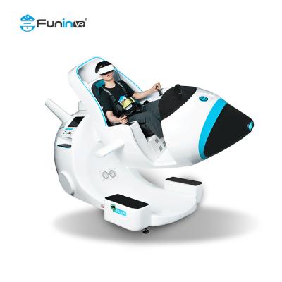 China Indoor Amusement Park Airplane Flight Simulator Cockpit Chair 360 Vr Rotation for sale