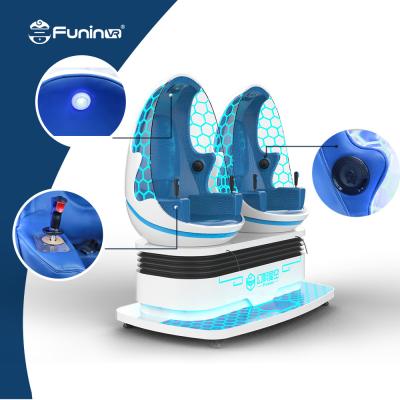 China 2 Seats 360 VR Simulator 9D Vr Cinema Virtual Reality Egg Machine for sale