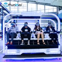 China 3KW 6 Seats Virtual Reality Machine Roller Coaster Vr Simulator 9d Cinema for sale