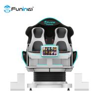 China Kids Theme Park 2 Seats 9D VR Chair Virtual Reality Simulator for sale