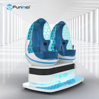 China Commercial 9D Virtual Reality Simulator Cinema 2 Egg Seats 360 Degree for sale