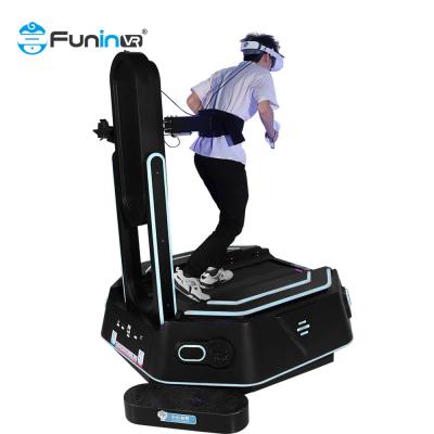 China Interactive Amusement Park Shooting Vr Standing Platform 9D Virtual Reality Treadmill for sale