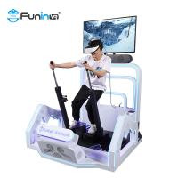 China 500kg Capacity 9D VR Simulation Ride Theme Park Virtual Reality Skiing Simulator for sale