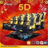 China Energy Saving Accurate Platform 5D Cinema Theatre With 6 / 8 / 9 / 12 Players for sale