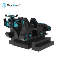 China Arcade 9D Virtual Reality Simulator Amusement Park 6 Seats Motion Platform Vr Roller Coaster for sale