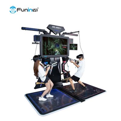 China 0.8kw 9D VR Game Machine Shooting Simulator Multiplayer FPS Theme Park Equipment for sale