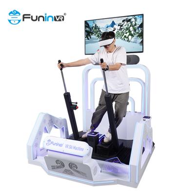 China SASO Indoor VR Skiing Space Walk Power Time Based Virtual Reality Experience for sale