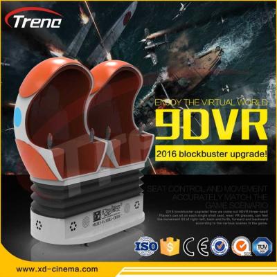 China 22PCS VR +70 PCS  Electric Full Motion Amusement Ride 9D Virtual Reality Simulator Triple Cinema Chair for sale
