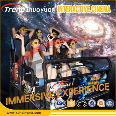 China Comfortable Motion Chair 5D Cinema Simulator With Bubble / Rain / Wind Effect for sale