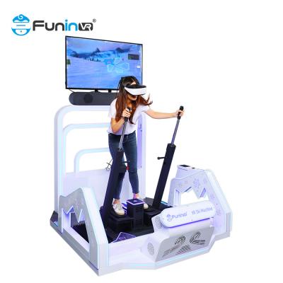 China 3D Sound 5 Passenger VR Skiing Virtual Reality Space Walk Electric Crank Platform for sale