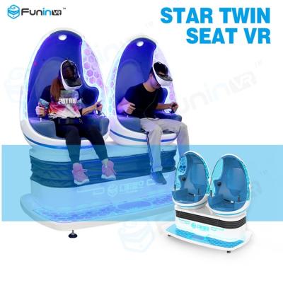 China Luxury Cabin 9D Virtual Reality Cinema / VR Motion Ride simulator For Theme Park for sale