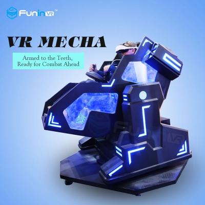 China One Player Mecha Style Arcade Game Machine With Leather Motion Seat / 9D Virtual Reality Cinema for sale