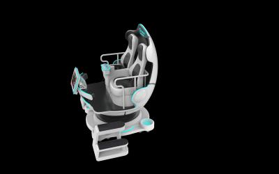 China 610kg Weight Capacity 9D VR Chair With Immersive VR Experience And Joystick Controller for sale