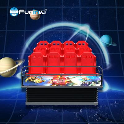 China Square Customized 5D Movie Cinema Theatre With 9-48 Seats And Electrical Power System for sale