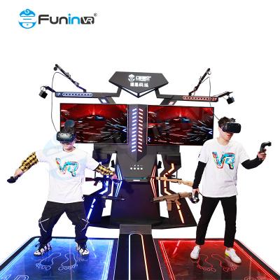 China Multiplayer Metal Stand Up Flight VR Simulator Perfect Combination of Speed Motion Realistic Flight and Multiplayer for sale