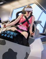 China Entertainment 9D Virtual Reality Cinema With Deepoon E3 VR Glasses 3123x1708x1739mm for sale