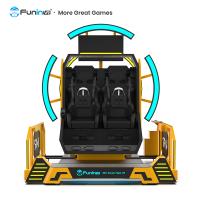 China 360° Rotation VR Flight Simulator Immersive Roller Coaster VR Arcade Game Machine for sale