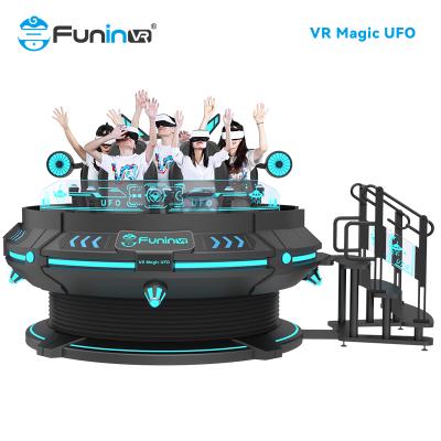 China Virtual Reality Motion Simulator 360° Spinning VR Arcade Machine Immersive VR Roller Coaster Games for sale