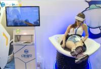 China Double Seats Arcade Game VR Slide / VR Shooting Machine With Two Egg Cabins for sale