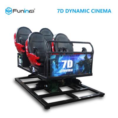 China Multiplayer Fights Shooting Games 7D Cinema Simulator Rider Metal Screen 6 / 9 Seats for sale