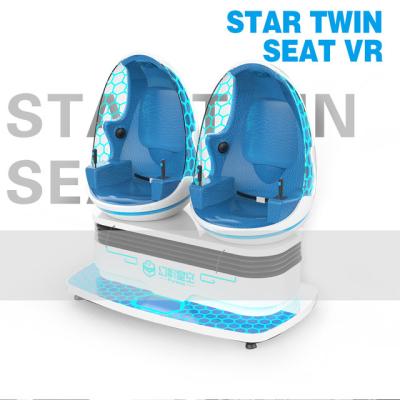 China Double Seats 9D Virtual Reality Cinema / Theme Park Simulator for sale