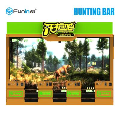 China 1000W 9D Virtual Reality Simulator / 2D 3D Exciting Gun Shooting Game Machine for sale