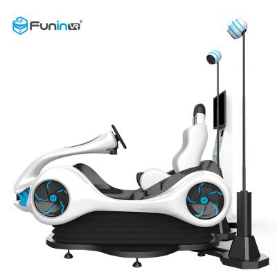 China 220 V 400KG 0.7KW 9D Virtual Reality Simulator Racing Games Karting Car For Children for sale