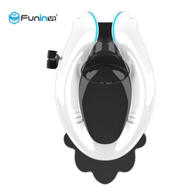China Double Seats Arcade Game VR Slide / VR Shooting Machine With Two Egg Cabins for sale
