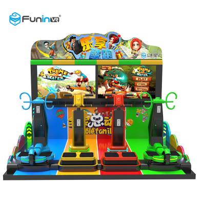 China Interesting Child Interactive Parkour 9D VR Simulator For Amusement Park for sale