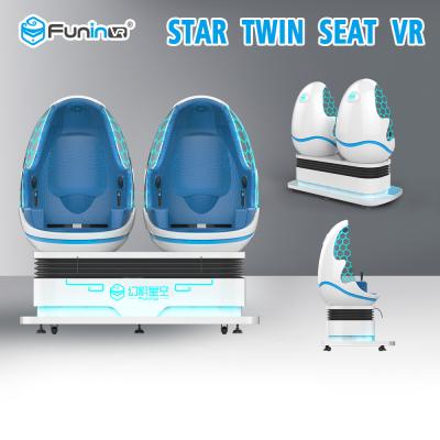 China Interactive 9D Virtual Reality Simulator Twin Seat For Amusement Park for sale