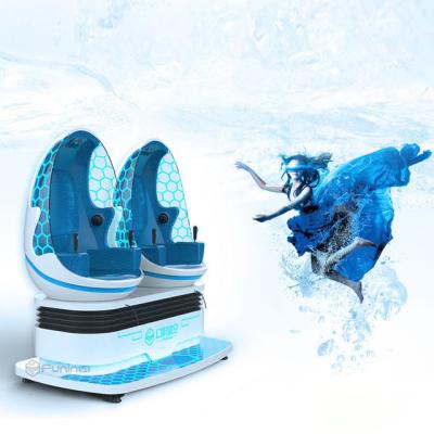 China Electric Crank Platform 9D Virtual Reality Simulator 4.5KW Twin Seat for sale