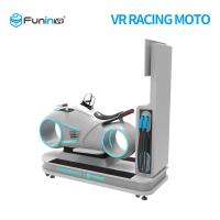 China One Person 4D Racing Car Game Machine / 9D VR Motorcycle Simulator for sale