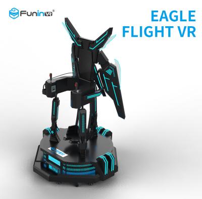 China 360 Degree View Interactive 9D VR Cinema Eagle Flight Simulator With Shooting Guns 220V for sale